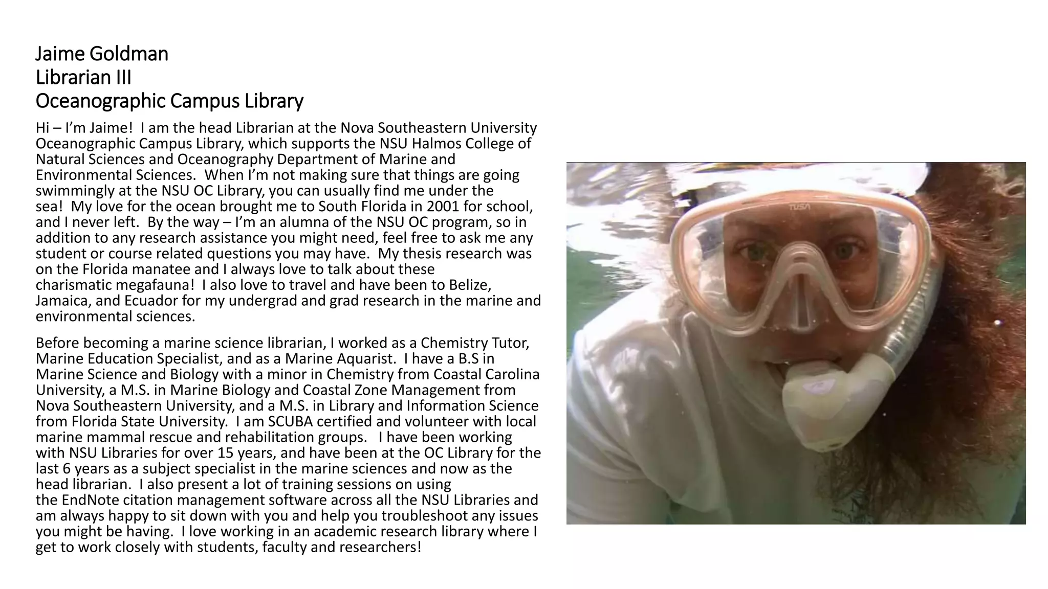 Meet Your Librarians | PPTX