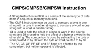 Byte and string manipulation 8086 | PPTX