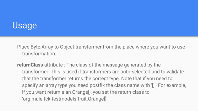 Byte array to object transformer | PPTX