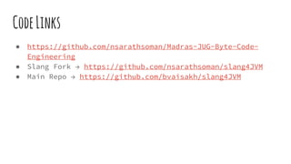 Byte code engineering 21st May Saturday 2016 | PPT