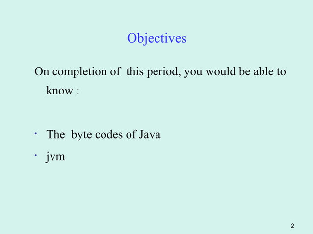 Byte code jvm | PPT