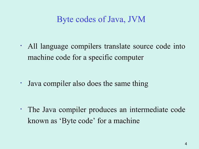 Byte code jvm | PPT