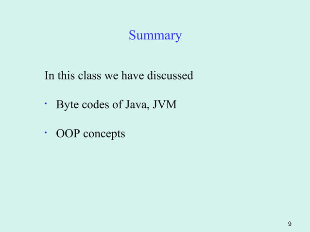 Byte code jvm | PPT