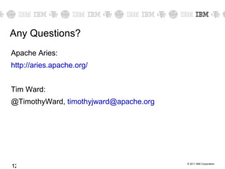 OSGi-friendly bytecode weaving – enhance your classes, not your dependency graph! | PPT