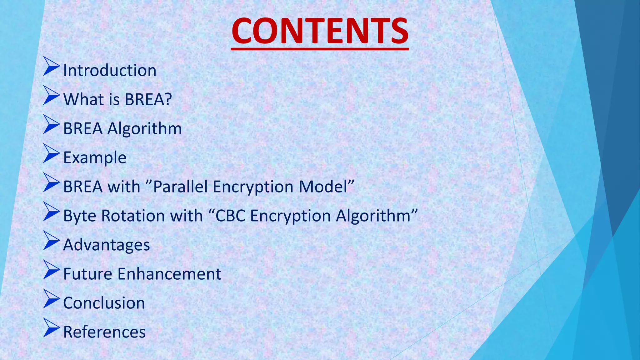 Byte Rotation Encryption Algorithm Ppt 