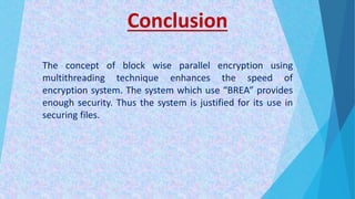 Byte rotation encryption algorithm | PPTX