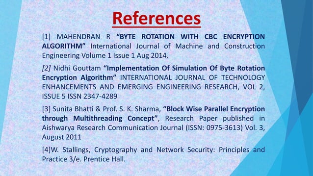 Byte Rotation Encryption Algorithm Ppt 