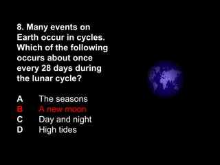 By the light of the moon a cedited - comparing earth and moon | PPT