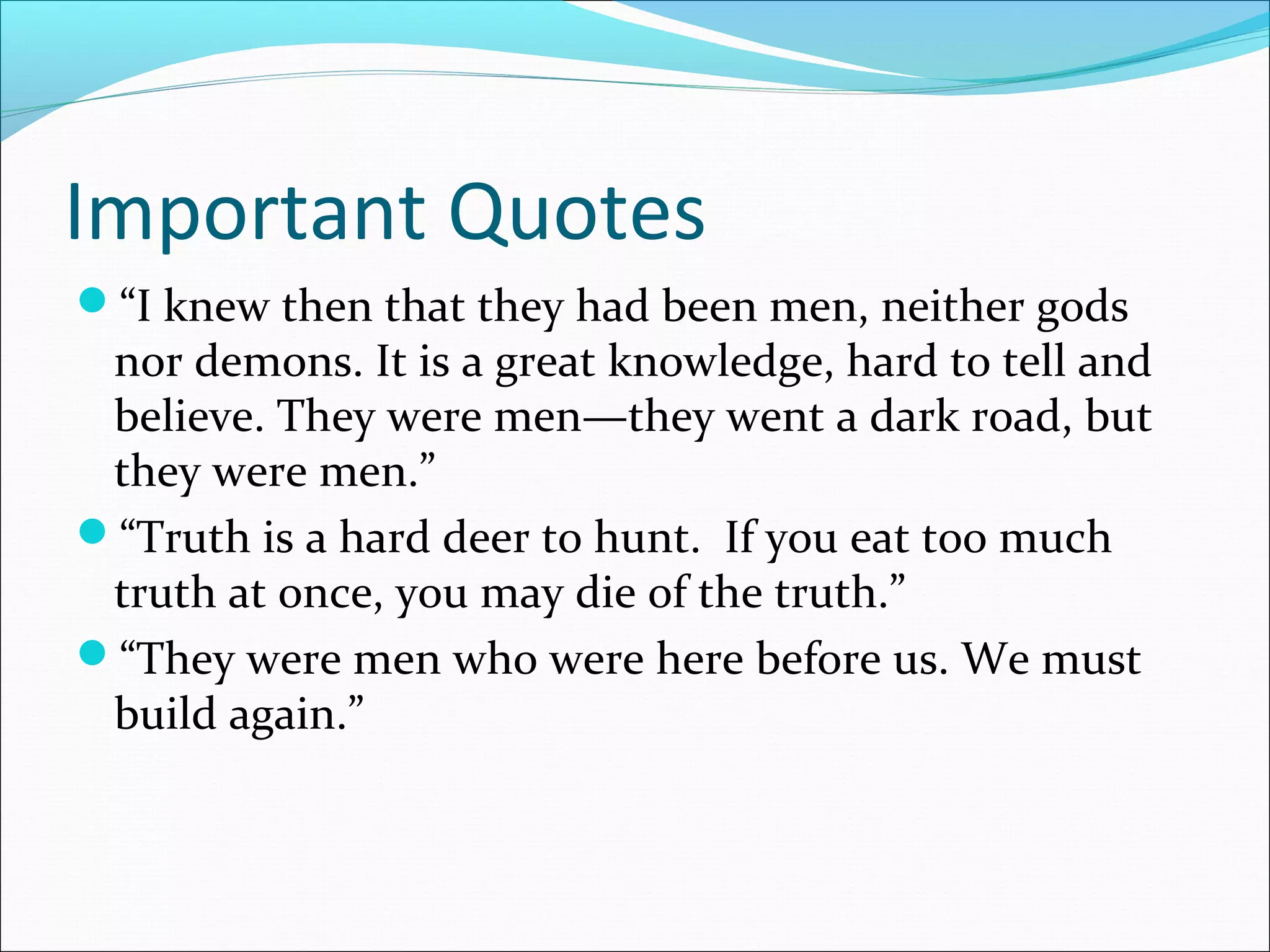 By the waters of babylon | PPT