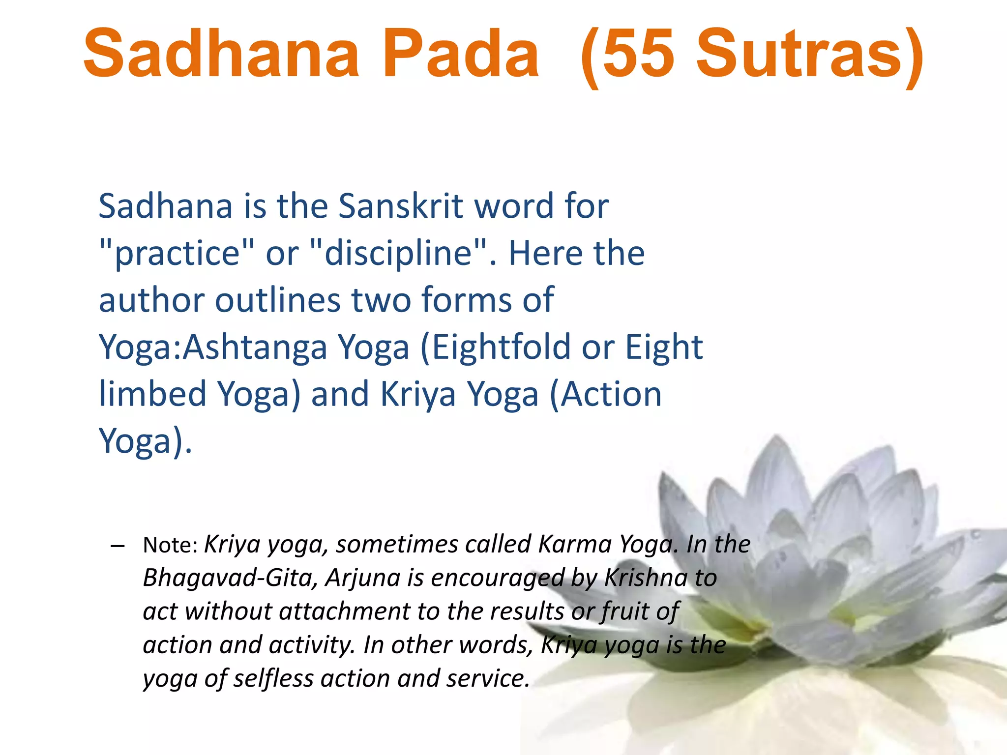 Yoga and the 8-Fold Path: part 1 Yamas and Niyamas (beta) | PPTX