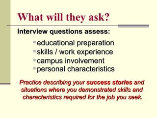 BYUH Interview Powerpoint WITHSLIDE DESIGN | PPT