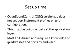 Mobile Phone Instruments, the Possibilities of Networks, and OSC | PPTX ...