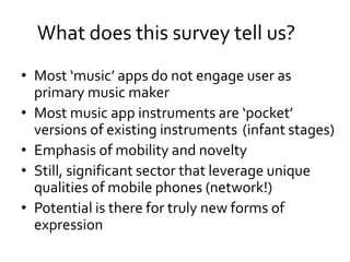 Mobile Phone Instruments, the Possibilities of Networks, and OSC | PPTX ...