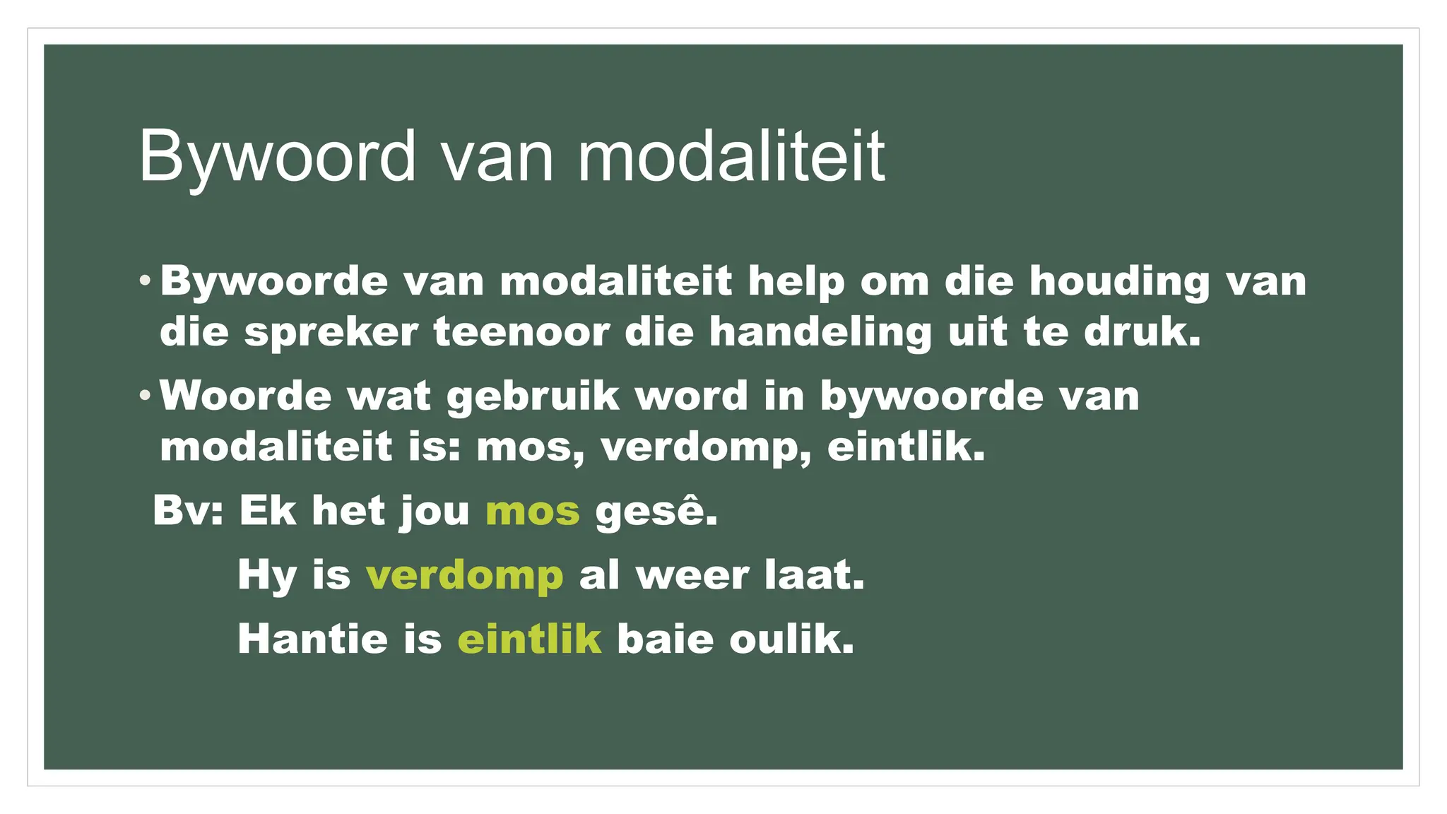 Bywoorde Afrikaanse from grade u till grade 12 | PPTX