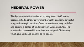 Byzantine Empire and Islamic Civilization | PPTX