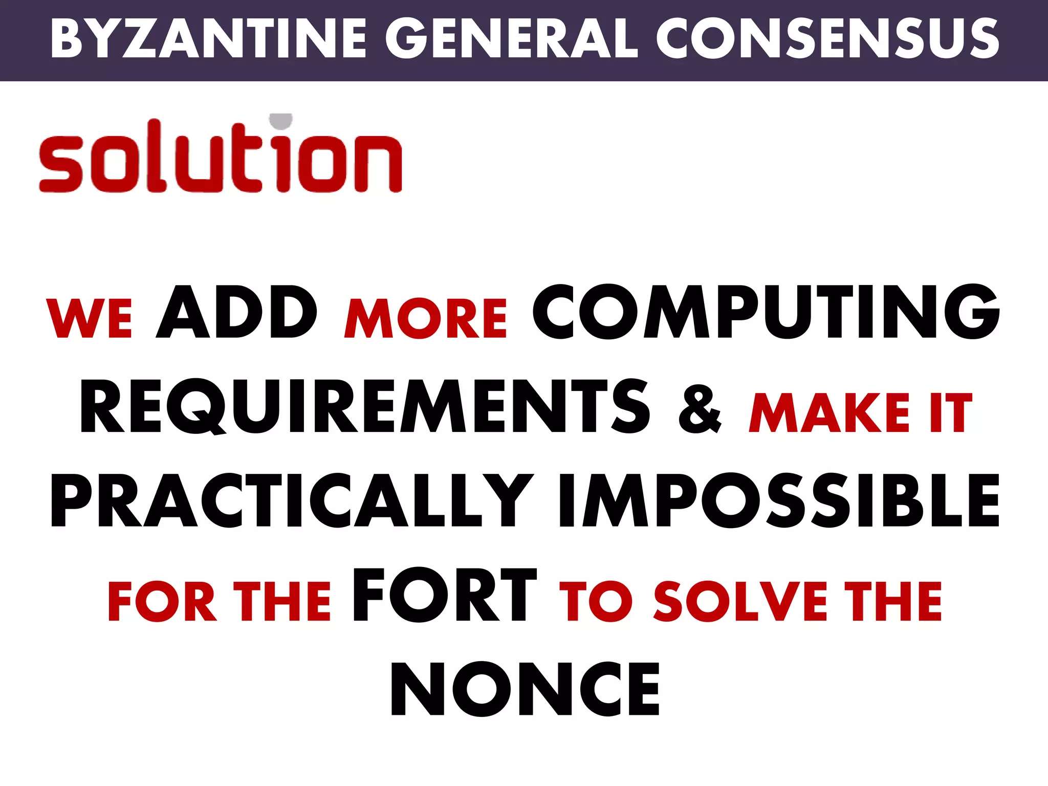 Proof of Work and connect with BYZANTINE Generals | PDF