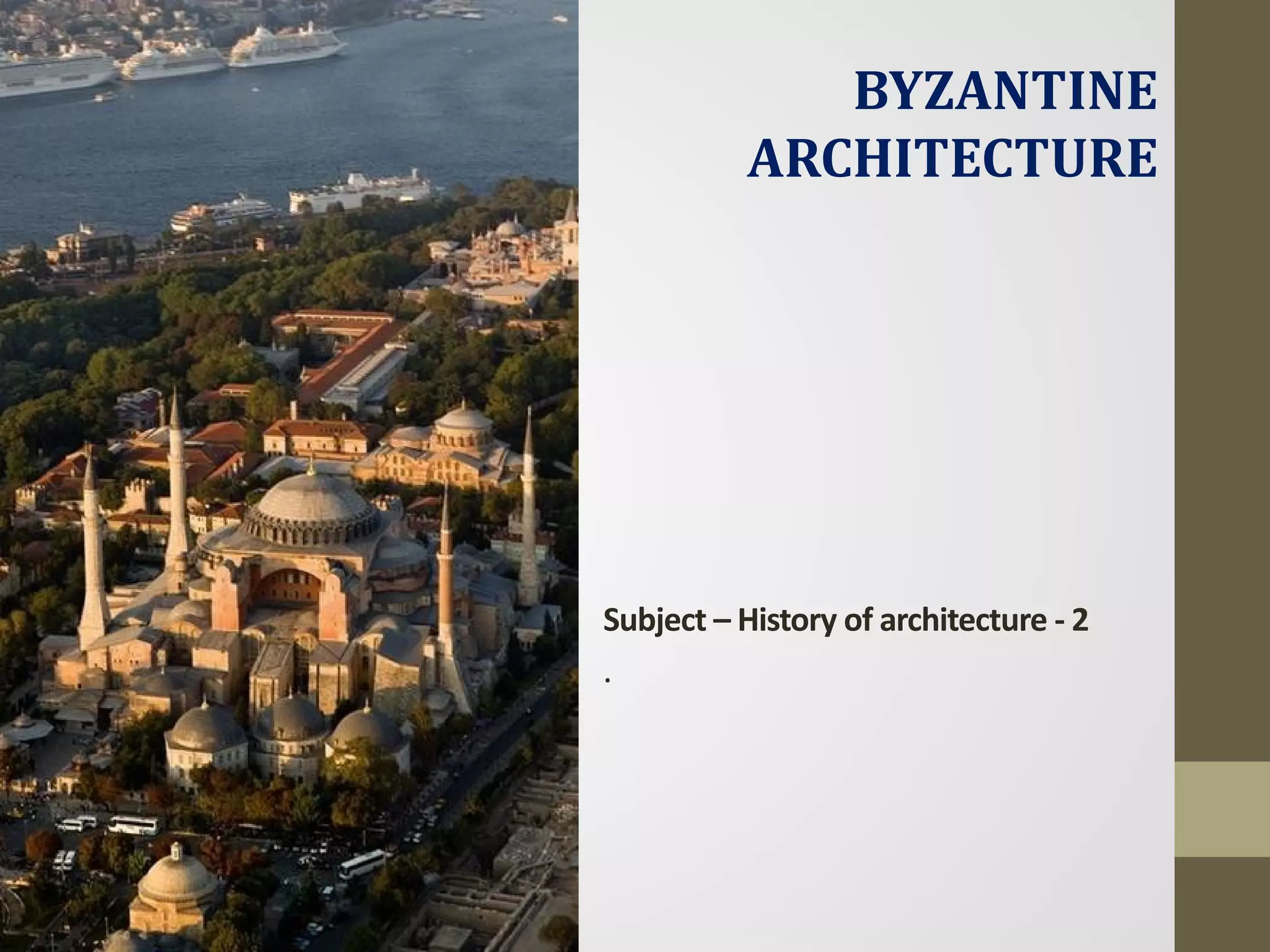 Byzantine architecture | PDF