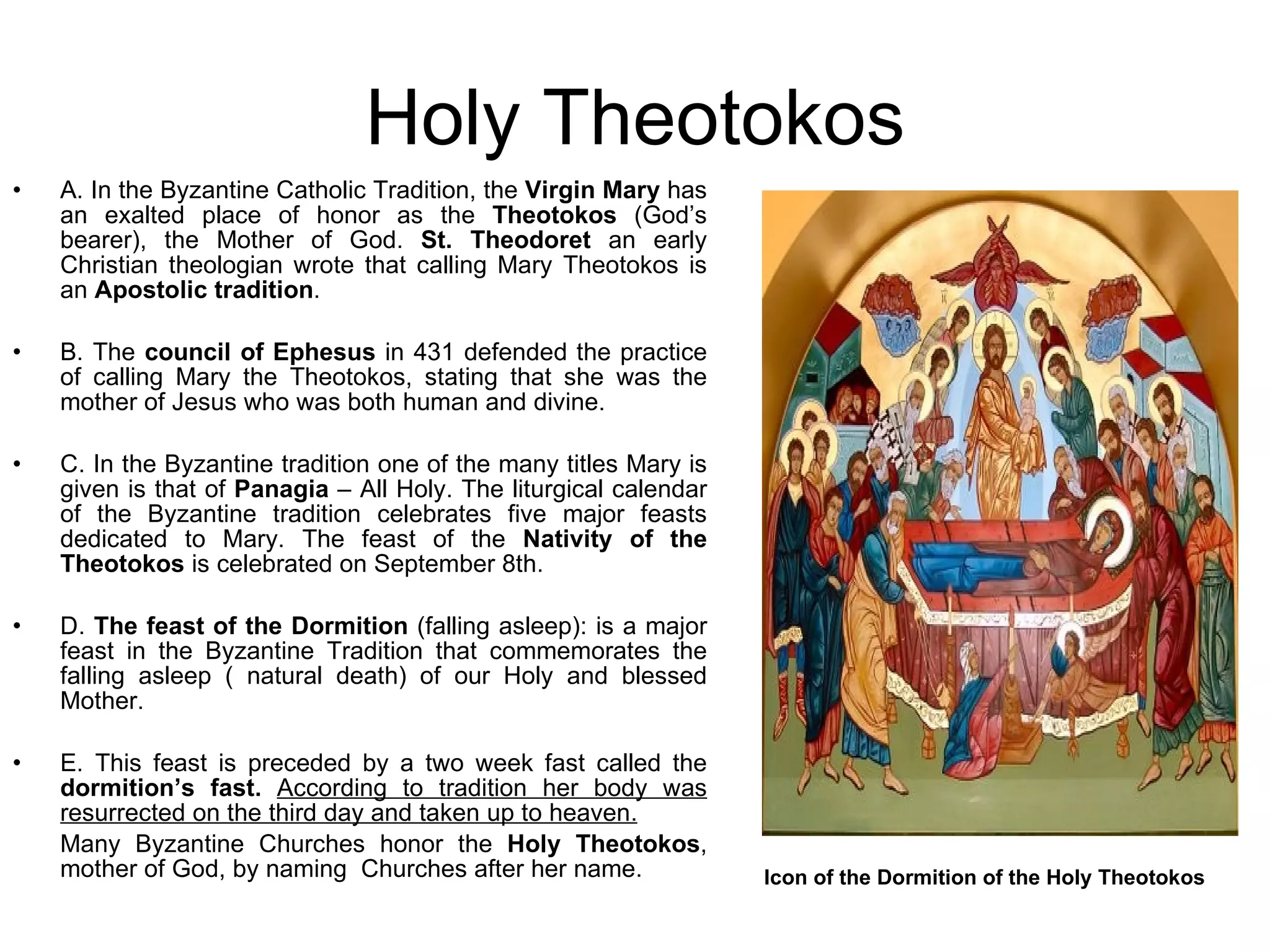 The Byzantine Catholic Tradition | PPT