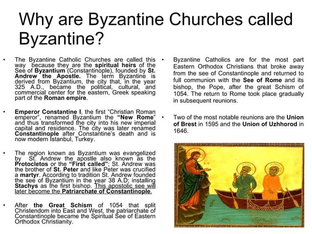 The Byzantine Catholic Tradition | PPT