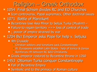 AP Byzantine Empire And Islam Timeline | PPT