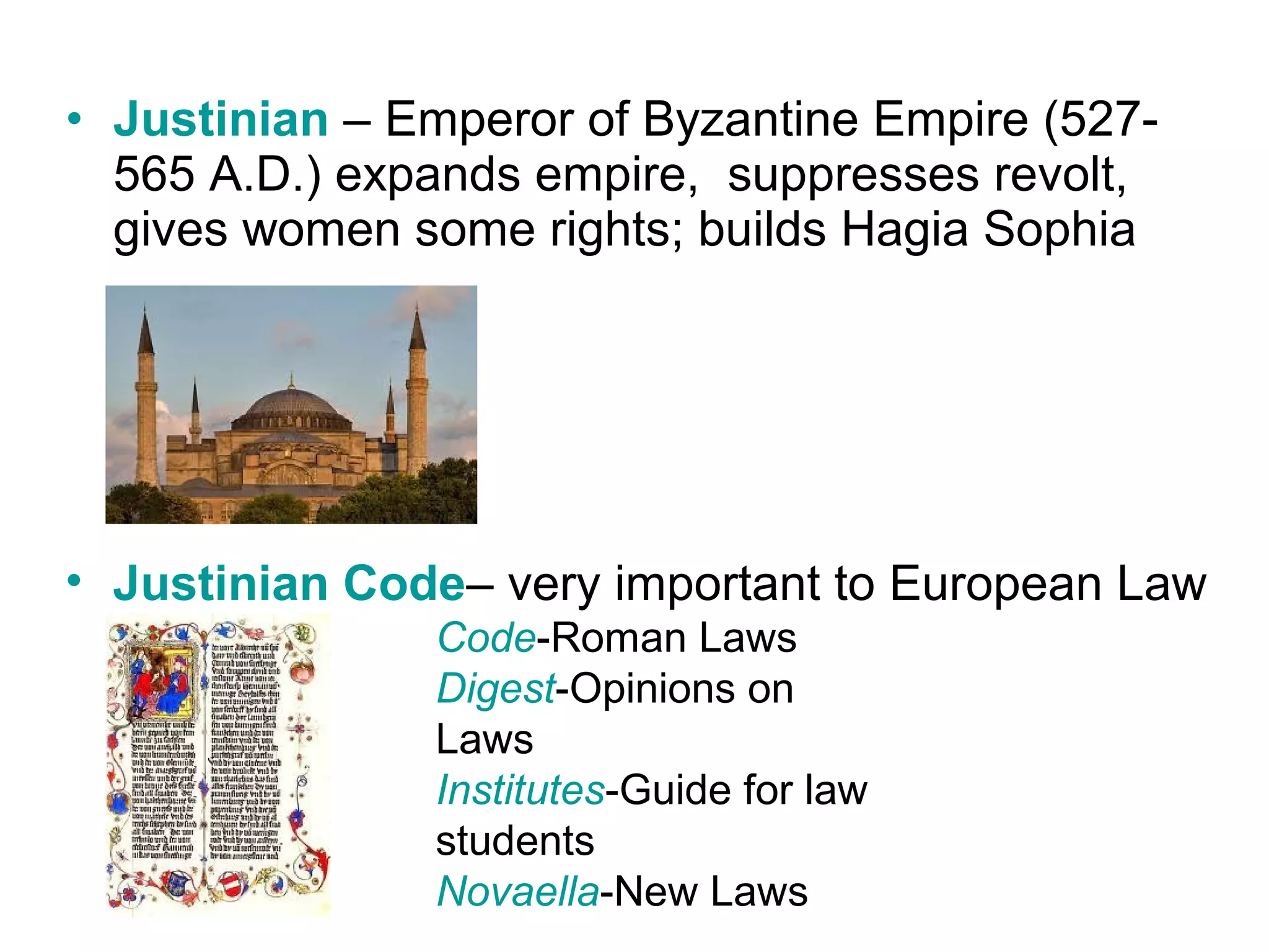 Byzantine Empire & Russia Vocabulary | PPT