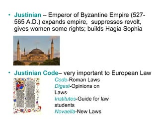 Byzantine Empire & Russia Vocabulary | PPT