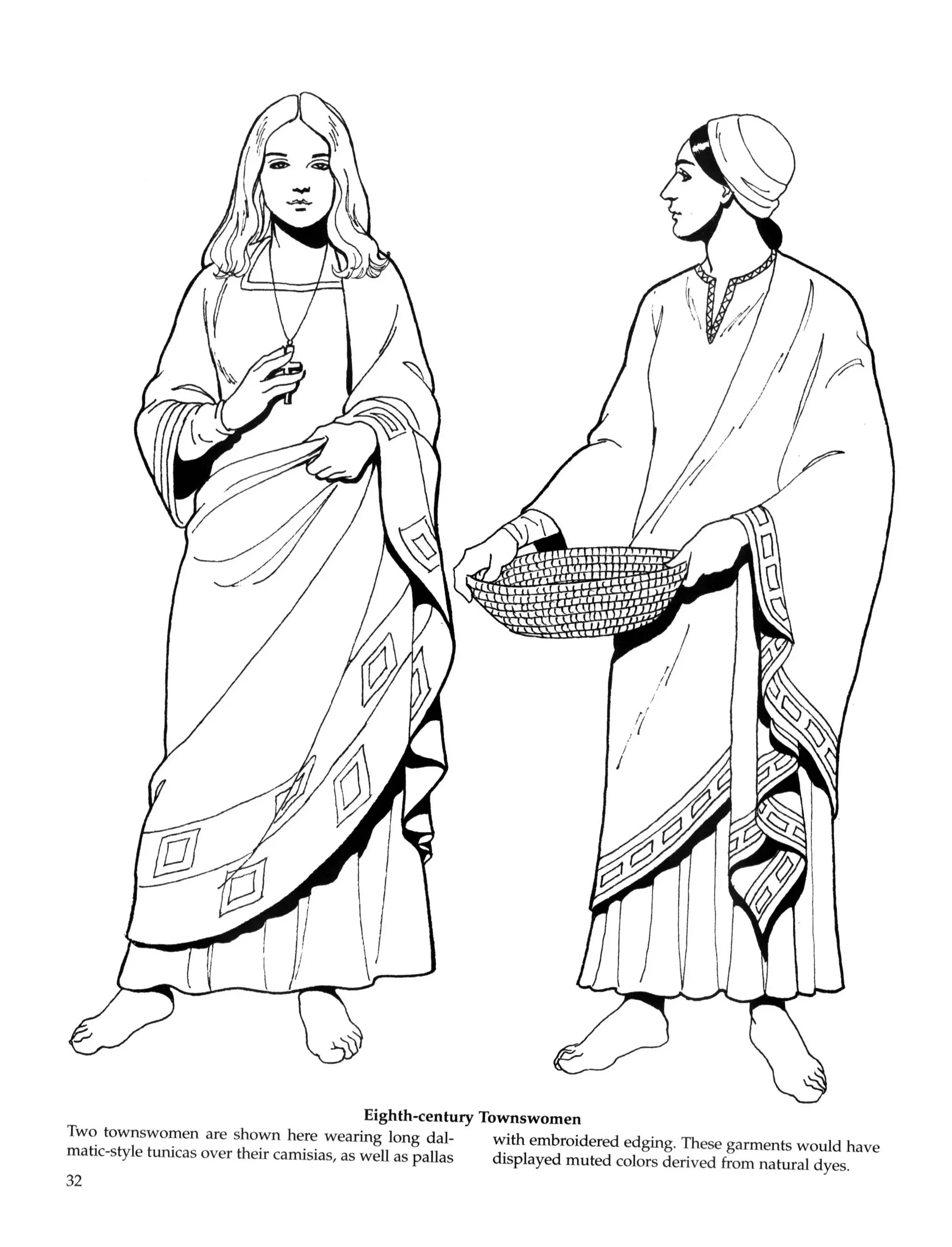 Byzantine Fashions Coloring Book | PDF