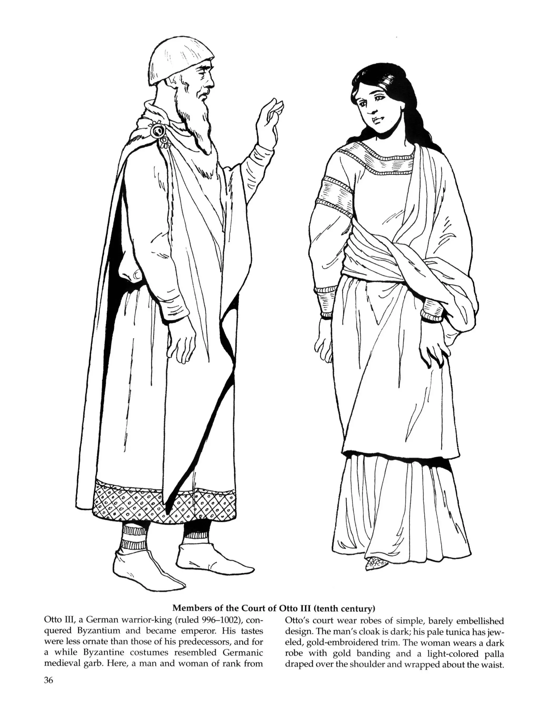Byzantine Fashions Coloring Book | PDF