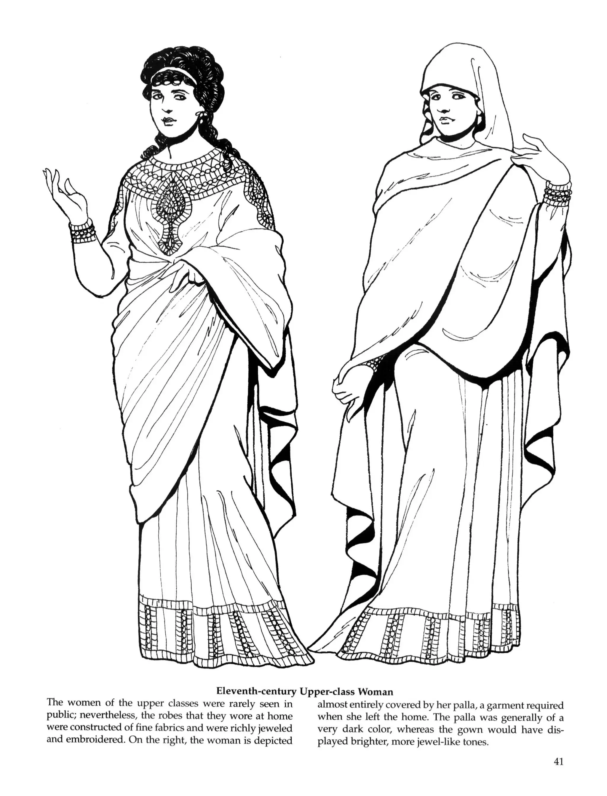 Byzantine Fashions Coloring Book | PDF