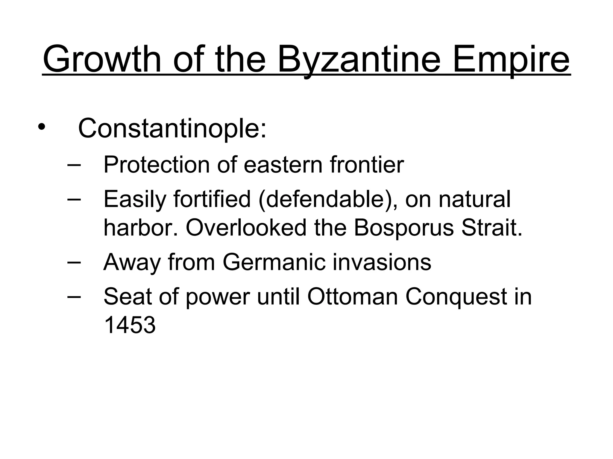 Byzantine Empire Notes | PPT