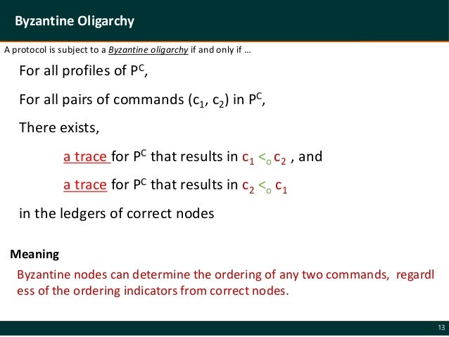 Byzantine ordered consensus | PDF