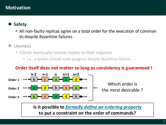 Byzantine ordered consensus | PPT