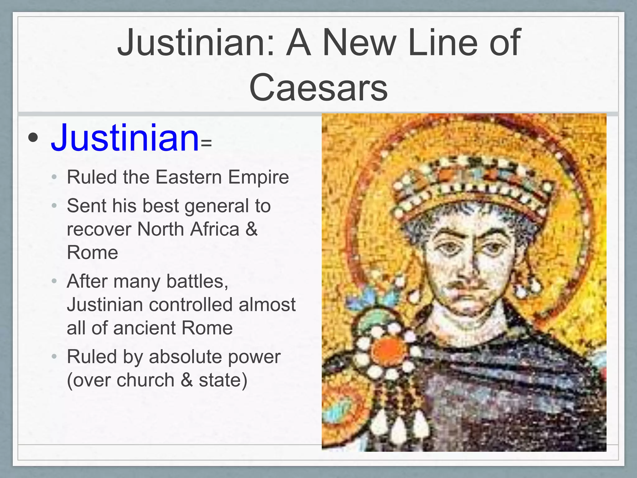 Byzantium Becomes the New Rome | PPTX