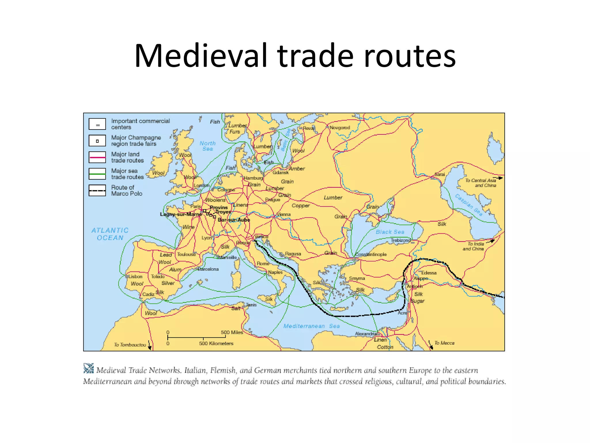 Byzantium maps and trade routes | PPTX