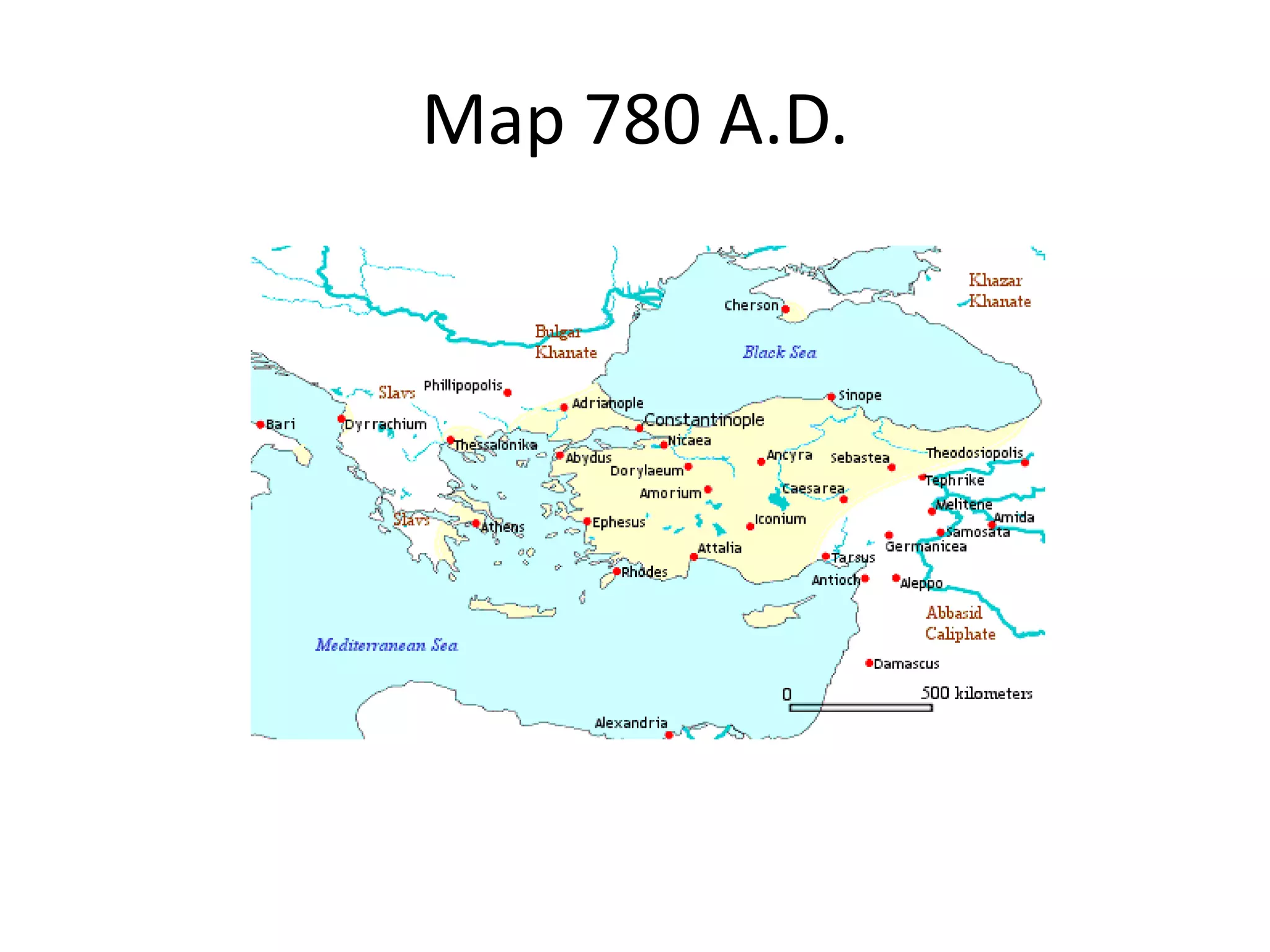 Byzantium maps and trade routes | PPTX