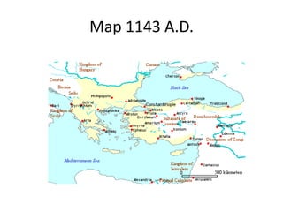 Byzantine Empire Trade Routes Map