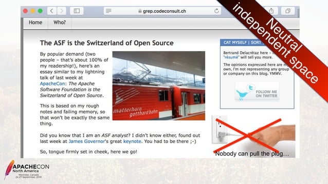 State of the Feather - ApacheCon North America 2018 | PPT