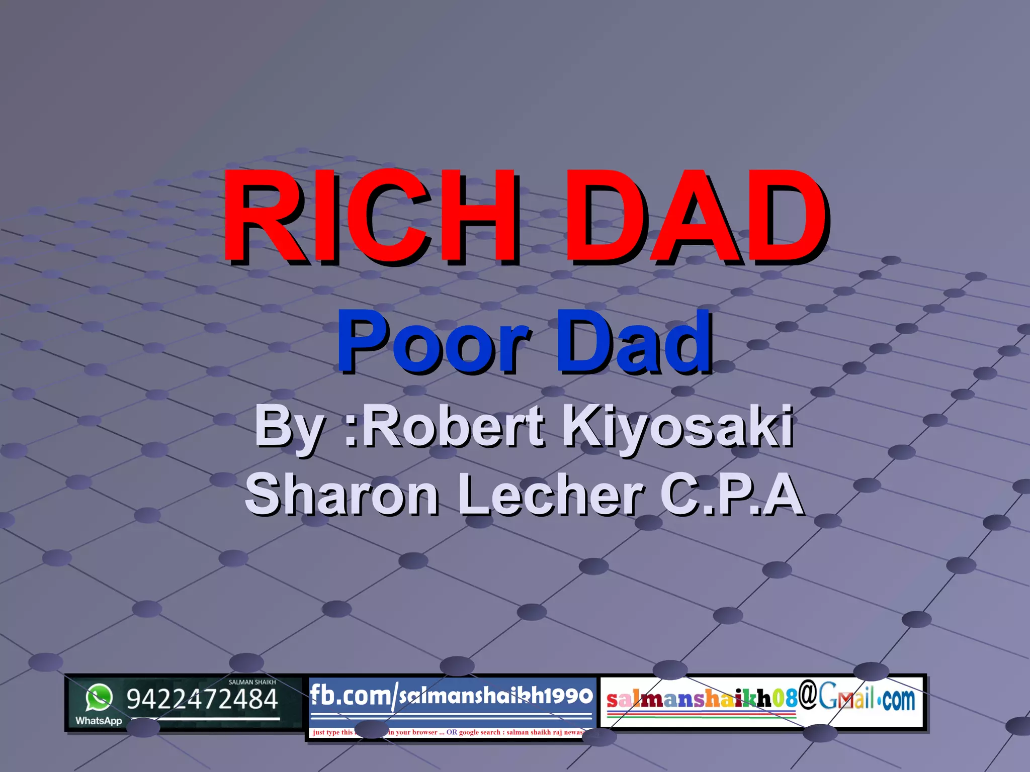 11 rich dad poor dad | PPT