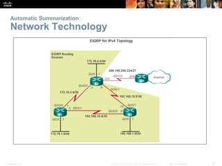CCNAv5 - S3: Chapter8 EIGRP Advanced Configurations and Troubleshooting | PPT