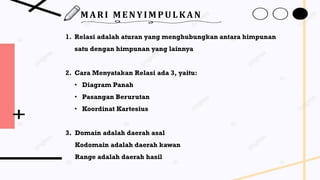 PPT MATEMATIKA RELASI KELAS 8 SEMESTER 2 | PPT