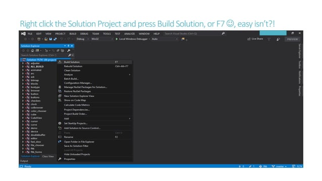 Fltk on win10 with visual studio | PPTX