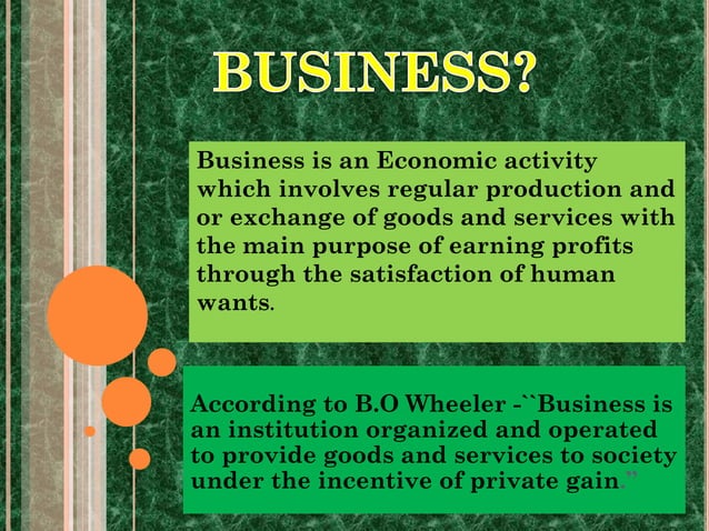 business activities or scopes of business | PPTX | Business | Business ...