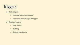 Database design best practices | PPT