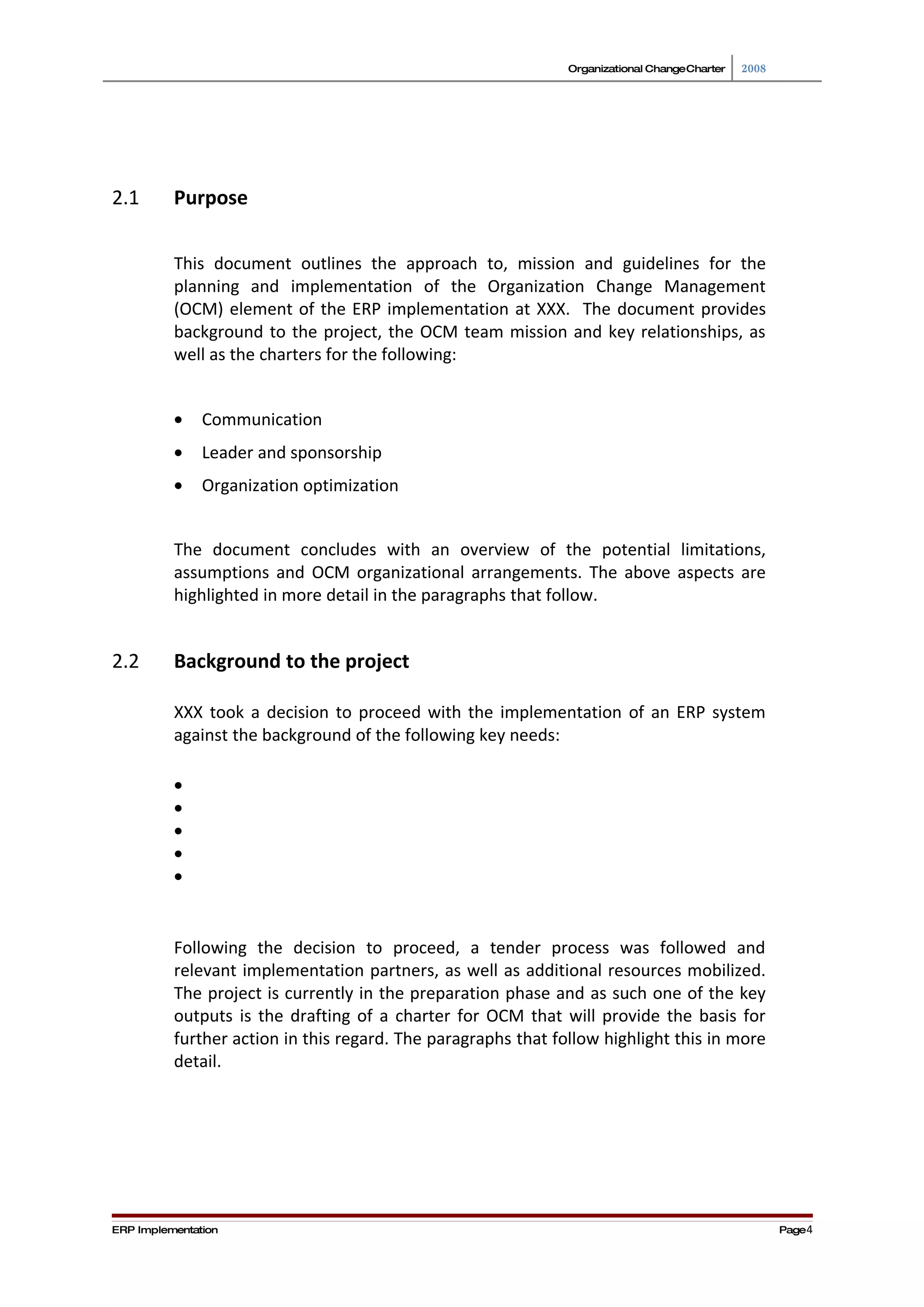 Project Charter Template | DOC