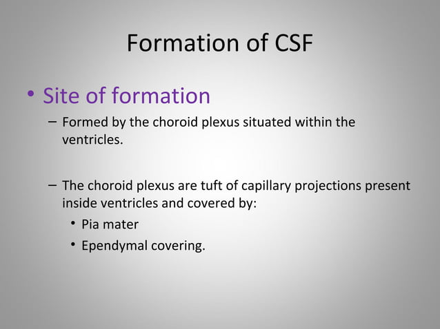 Cerebro Spinal Fluid- CSF | PPT | Brain and Nervous System Disorders ...