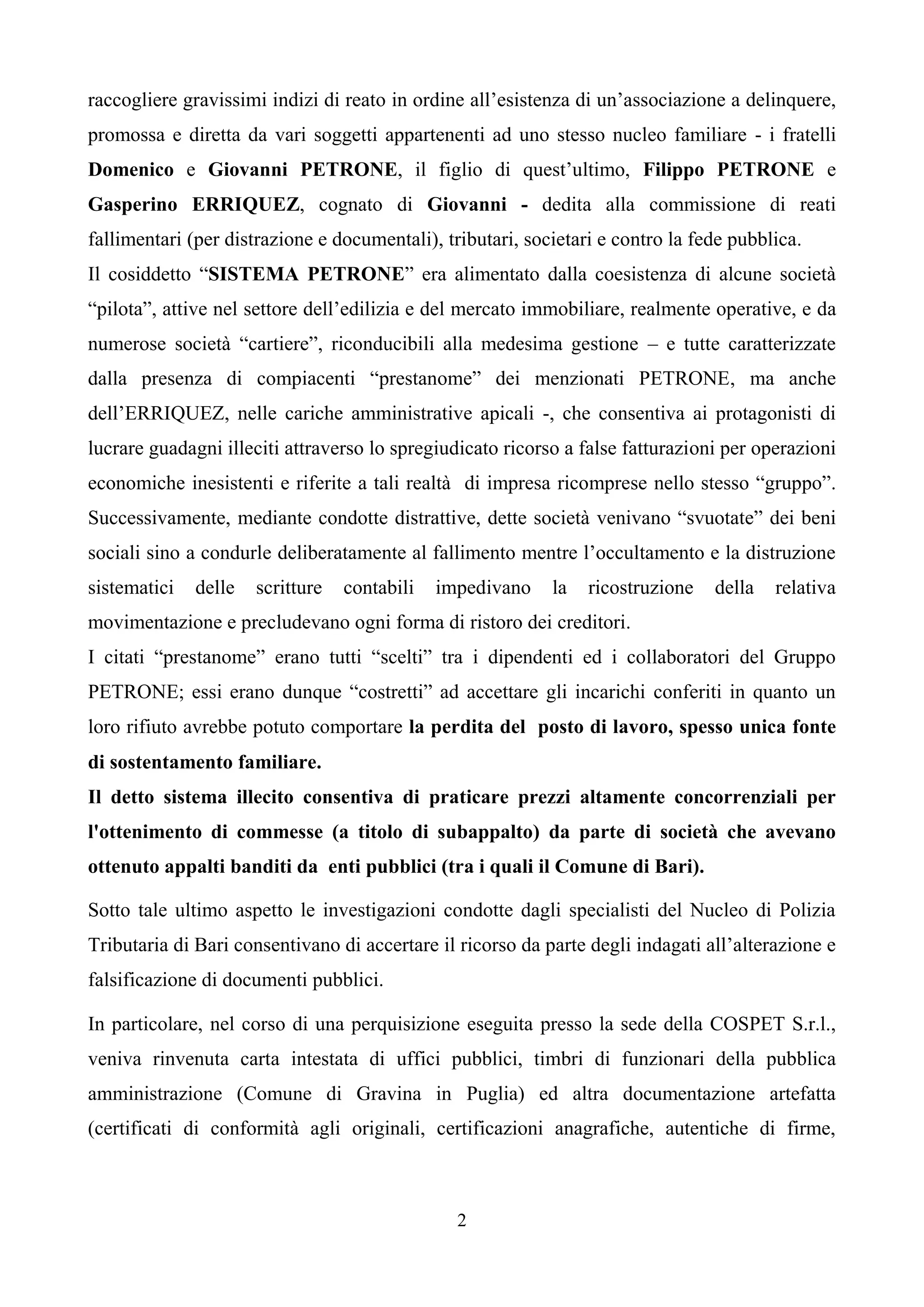 C.s. operazione ablatum | PDF