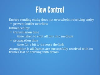 Chapter 7 - Data Link Control Protocols 9e | PDF