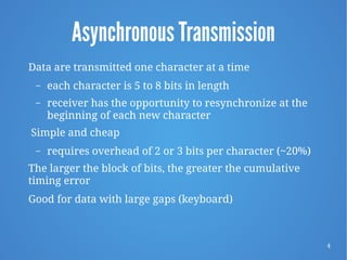 Chapter 6 - Digital Data Communication Techniques 9e | PDF