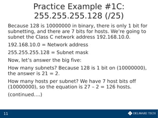 Chapter 8 - IP Subnetting, Troubleshooting and Introduction to NAT 9e | PPT