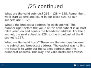 Chapter 8 - IP Subnetting, Troubleshooting and Introduction to NAT 9e | PPT